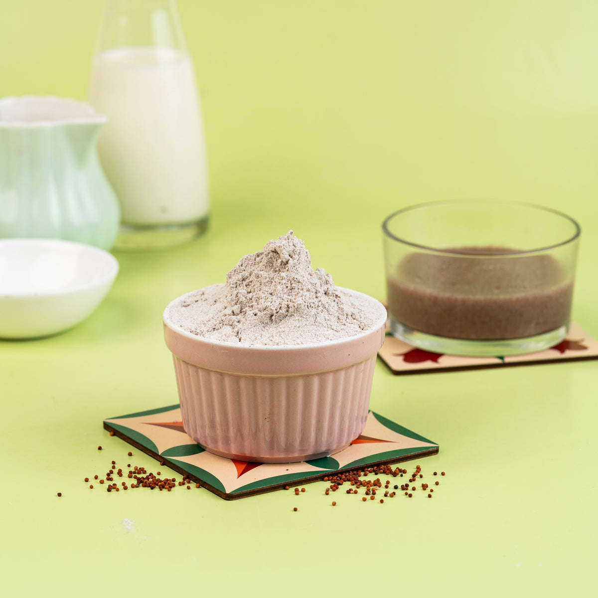 Sprouted Ragi Milk Powder – Kuuraii Worldwide